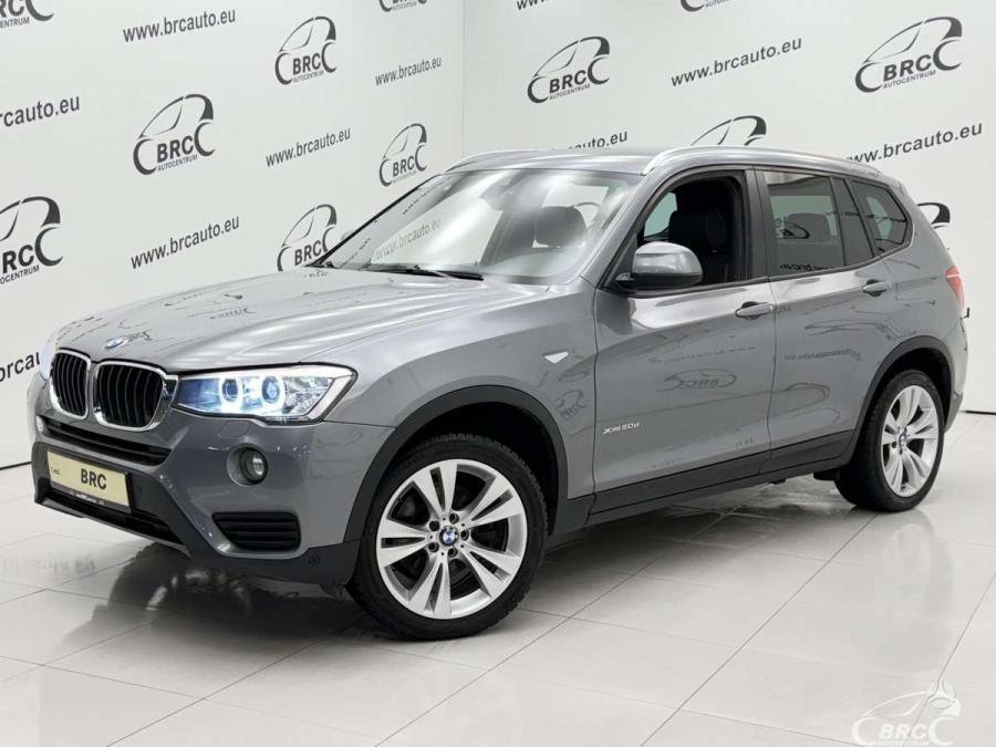 Grey BMW X3 2017 in Vilnius, with an engine capacity of 2.00 L and mileage of 267 thousand km for 18000 €, photo 1 on AUTOMOTO.COM.LV