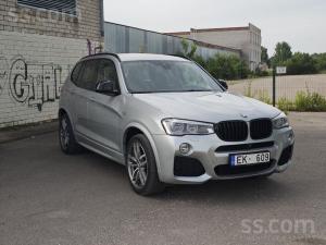 Grey BMW X3 2017 in Riga, with an engine capacity of 2.00 L and mileage of 310 thousand km for 15490 €, photo  on AUTOMOTO.COM.LV