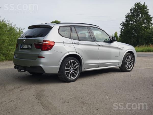 Grey BMW X3 2017 in Riga, with an engine capacity of 2.00 L and mileage of 310 thousand km for 15490 €, photo 2 on AUTOMOTO.COM.LV