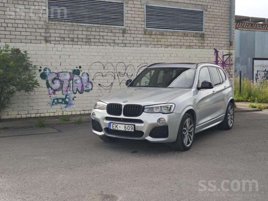 Grey BMW X3 2017 in Riga, with an engine capacity of 2.00 L and mileage of 310 thousand km for 15490 €, photo 5 on AUTOMOTO.COM.LV