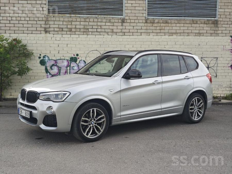 Grey BMW X3 2017 in Riga, with an engine capacity of 2.00 L and mileage of 310 thousand km for 15490 €, photo 6 on AUTOMOTO.COM.LV