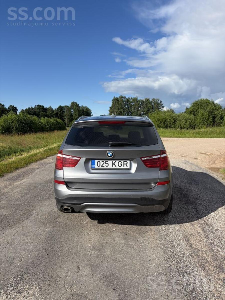 Grey BMW X3 2017 in Tallinn, with an engine capacity of 2.00 L and mileage of 238 thousand km for 13800 €, photo 11 on AUTOMOTO.COM.LV