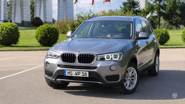 Серый БМВ Х3 2017 в Электренай, объемом двигателя 2.00 л и пробегом 199 тыс. км за 15900 €, фото 1 на AUTOMOTO.COM.LV