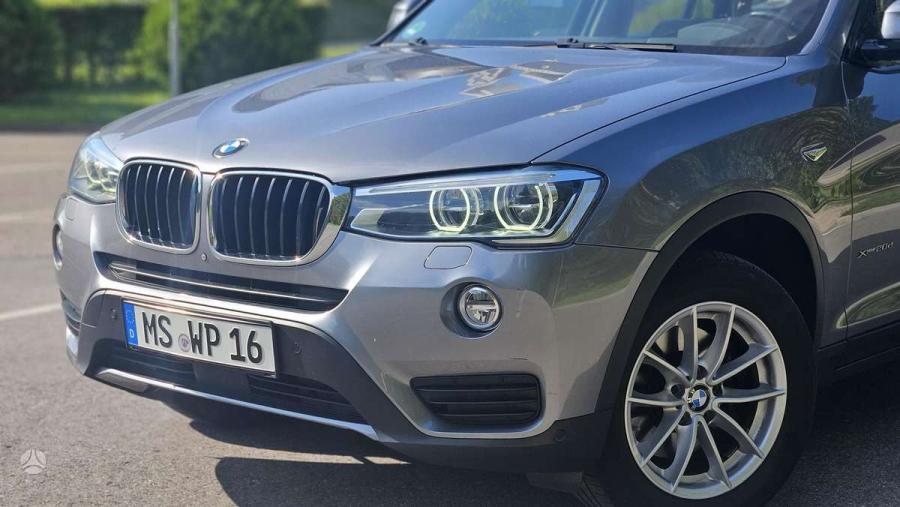 Pelēks BMW X3 2017 Elektrėnai, ar dzinēja tilpumu 2.00 L un nobraukumu 199 tūkst. km par 15900 €, foto 11 vietnē AUTOMOTO.COM.LV