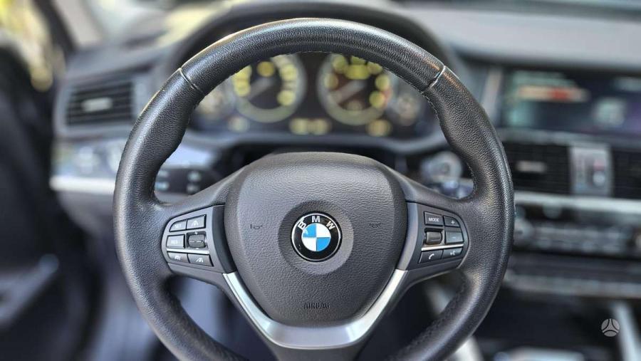 Pelēks BMW X3 2017 Elektrėnai, ar dzinēja tilpumu 2.00 L un nobraukumu 199 tūkst. km par 15900 €, foto 26 vietnē AUTOMOTO.COM.LV