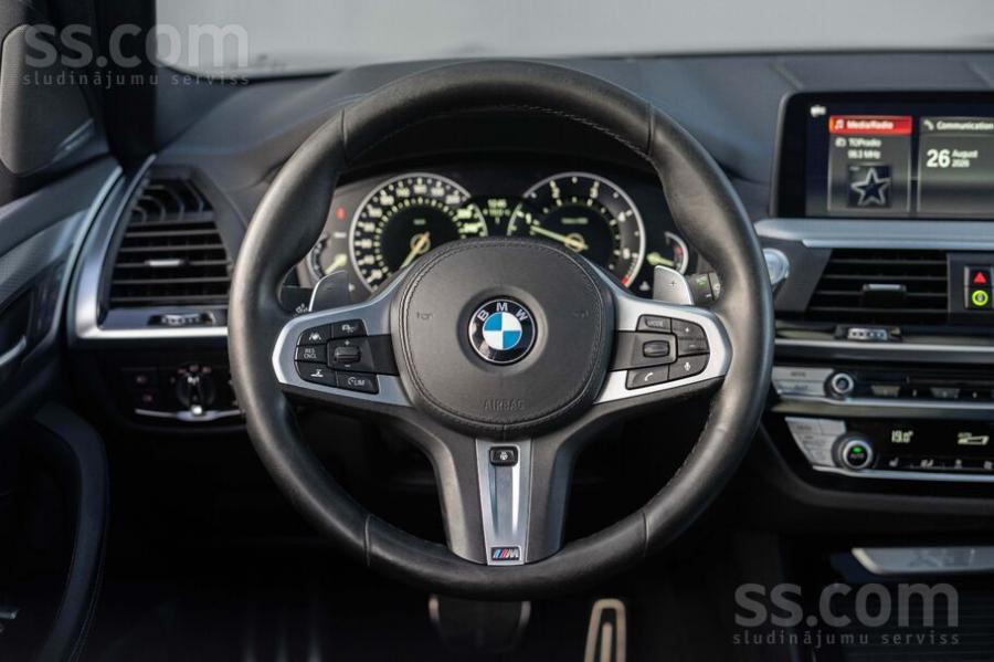 Grey BMW X3 2017 in Riga, with an engine capacity of 3.00 L and mileage of 219 thousand km for 24990 €, photo 16 on AUTOMOTO.COM.LV