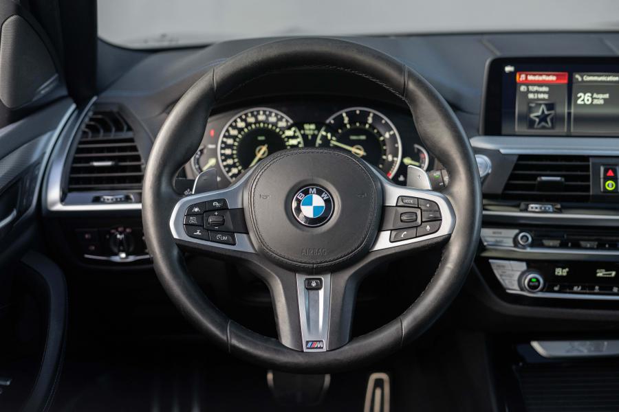 Grey BMW X3 2017 in Riga, with an engine capacity of 3.00 L and mileage of 219 thousand km for 24990 €, photo 15 on AUTOMOTO.COM.LV