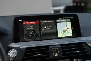 Grey BMW X3 2017 in Riga, with an engine capacity of 3.00 L and mileage of 219 thousand km for 24990 €, photo 19 on AUTOMOTO.COM.LV
