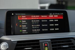 Grey BMW X3 2017 in Riga, with an engine capacity of 3.00 L and mileage of 219 thousand km for 24990 €, photo 22 on AUTOMOTO.COM.LV