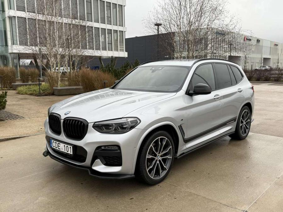 Pelēks BMW X3 2018 Viļņa, ar dzinēja tilpumu 2.00 L un nobraukumu 190 tūkst. km par 26500 €, foto 1 vietnē AUTOMOTO.COM.LV