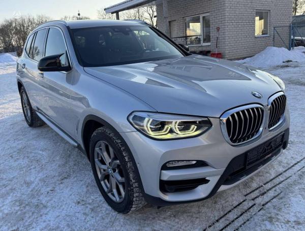Pelēks BMW X3 2018 Panevēža, ar dzinēja tilpumu 2.00 L un nobraukumu 162 tūkst. km par 22500 €, foto 1 vietnē AUTOMOTO.COM.LV
