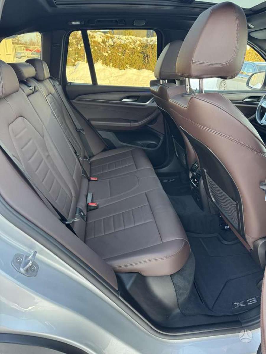 Pelēks BMW X3 2018 Panevēža, ar dzinēja tilpumu 2.00 L un nobraukumu 162 tūkst. km par 22500 €, foto 8 vietnē AUTOMOTO.COM.LV