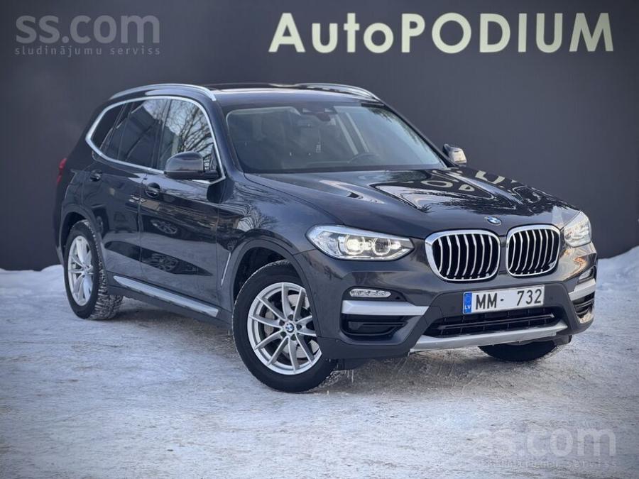 Grey BMW X3 2018 in Riga, with an engine capacity of 2.00 L and mileage of 109 thousand km for 27990 €, photo 5 on AUTOMOTO.COM.LV