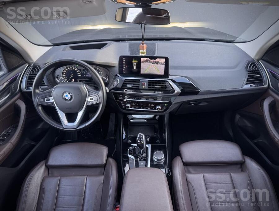 Grey BMW X3 2018 in Riga, with an engine capacity of 2.00 L and mileage of 109 thousand km for 27990 €, photo 7 on AUTOMOTO.COM.LV