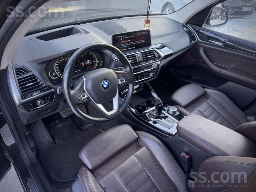 Grey BMW X3 2018 in Riga, with an engine capacity of 2.00 L and mileage of 109 thousand km for 27990 €, photo 13 on AUTOMOTO.COM.LV
