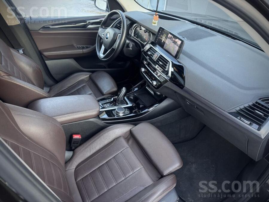 Grey BMW X3 2018 in Riga, with an engine capacity of 2.00 L and mileage of 109 thousand km for 27990 €, photo 17 on AUTOMOTO.COM.LV