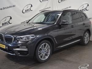 Grey BMW X3 2018 in Riga, with an engine capacity of 2.00 L and mileage of 137 thousand km for 27900 €, photo  on AUTOMOTO.COM.LV