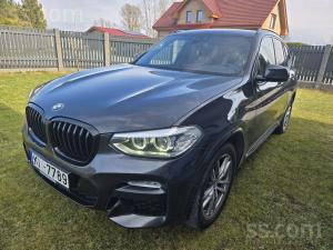 Grey BMW X3 2018 in Riga, with an engine capacity of 3.00 L and mileage of 241 thousand km for 23900 €, photo 1 on AUTOMOTO.COM.LV