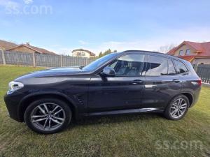 Grey BMW X3 2018 in Riga, with an engine capacity of 3.00 L and mileage of 241 thousand km for 23900 €, photo 9 on AUTOMOTO.COM.LV