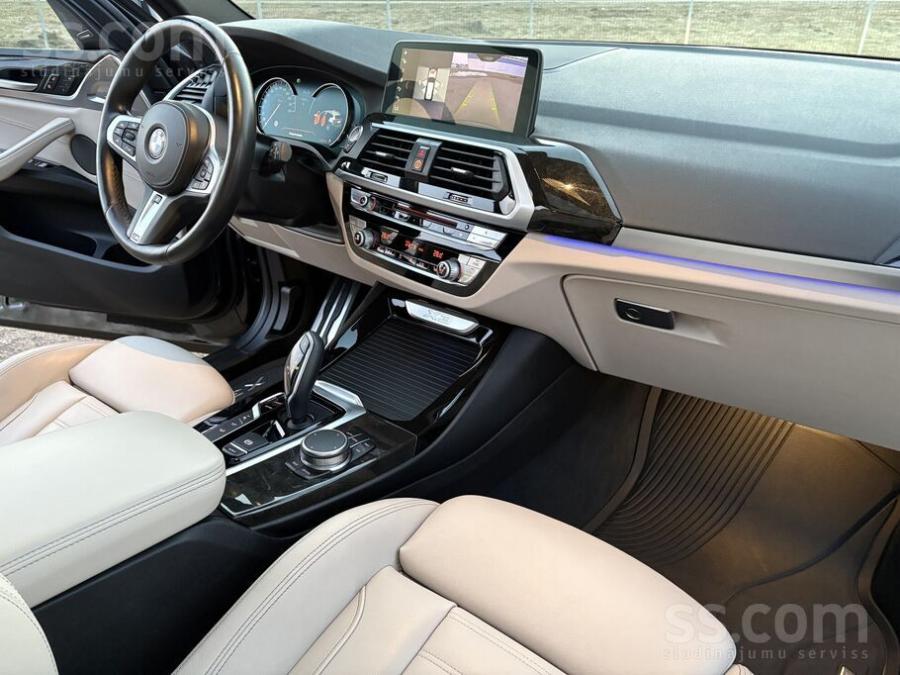 Pelēks BMW X3 2018 Daugavpils, ar dzinēja tilpumu 2.00 L un nobraukumu 95 tūkst. km par 29999 €, foto 25 vietnē AUTOMOTO.COM.LV