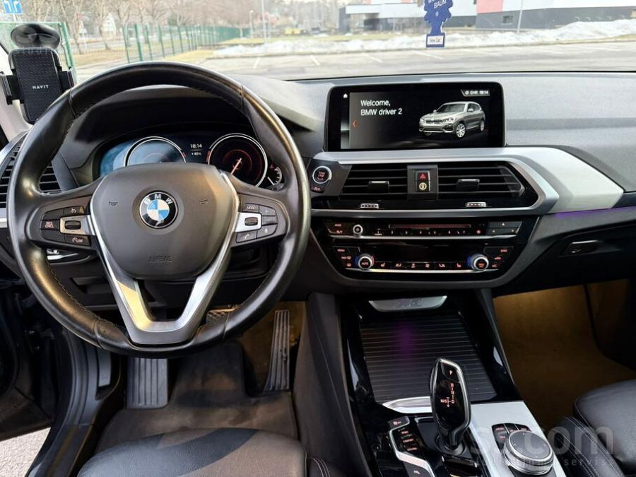 Pelēks BMW X3 2018 Rīga, ar dzinēja tilpumu 2.00 L un nobraukumu 250 tūkst. km par 19100 €, foto 9 vietnē AUTOMOTO.COM.LV