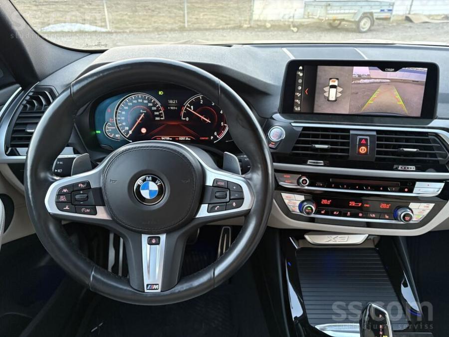 Pelēks BMW X3 2018 Daugavpils, ar dzinēja tilpumu 2.00 L un nobraukumu 95 tūkst. km par 33850 €, foto 11 vietnē AUTOMOTO.COM.LV