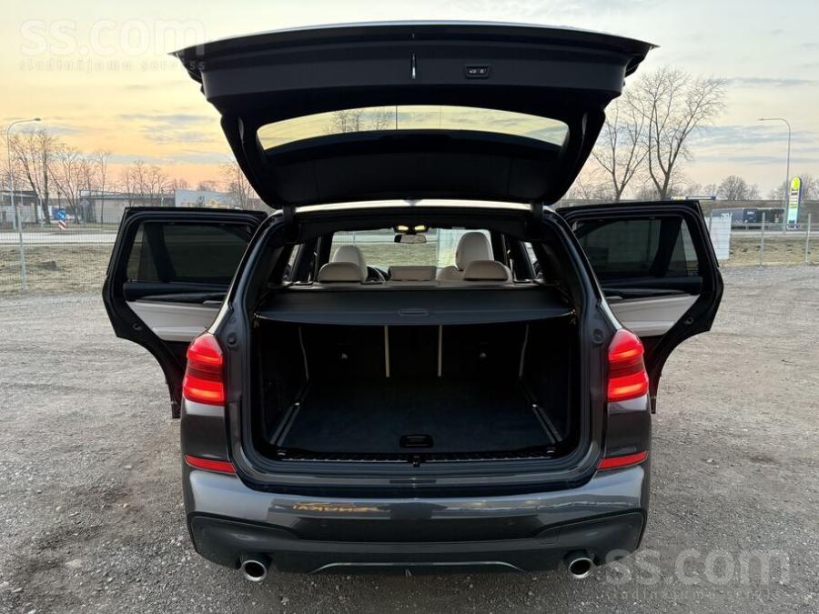 Pelēks BMW X3 2018 Daugavpils, ar dzinēja tilpumu 2.00 L un nobraukumu 95 tūkst. km par 33850 €, foto 26 vietnē AUTOMOTO.COM.LV