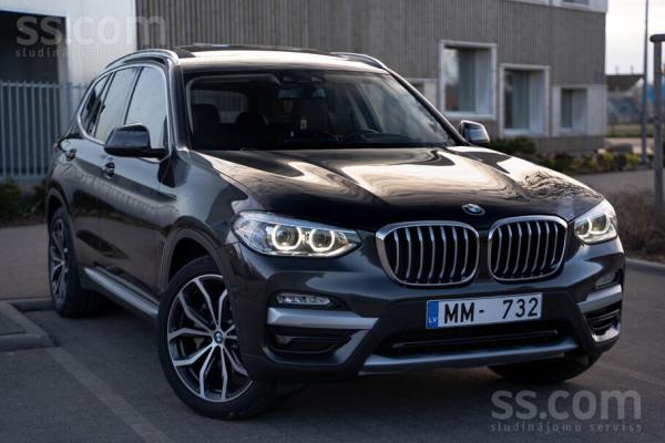 Grey BMW X3 2018 in Riga, with an engine capacity of 2.00 L and mileage of 114 thousand km for 24990 €, photo 6 on AUTOMOTO.COM.LV