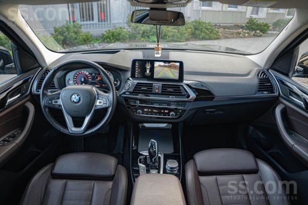 Pelēks BMW X3 2018 Rīga, ar dzinēja tilpumu 2.00 L un nobraukumu 109 tūkst. km par 24990 €, foto 10 vietnē AUTOMOTO.COM.LV