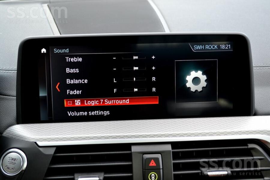 Pelēks BMW X3 2018 Tukums, ar dzinēja tilpumu 2.00 L un nobraukumu 238 tūkst. km par 24990 €, foto 18 vietnē AUTOMOTO.COM.LV