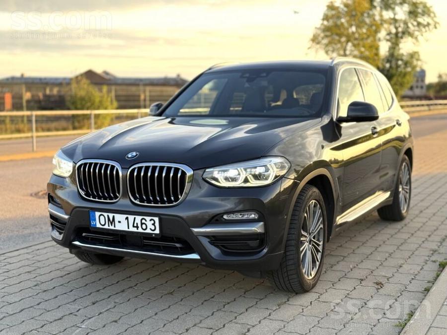 Pelēks BMW X3 2018 Daugavpils, ar dzinēja tilpumu 3.00 L un nobraukumu 290 tūkst. km par 19500 €, foto 1 vietnē AUTOMOTO.COM.LV
