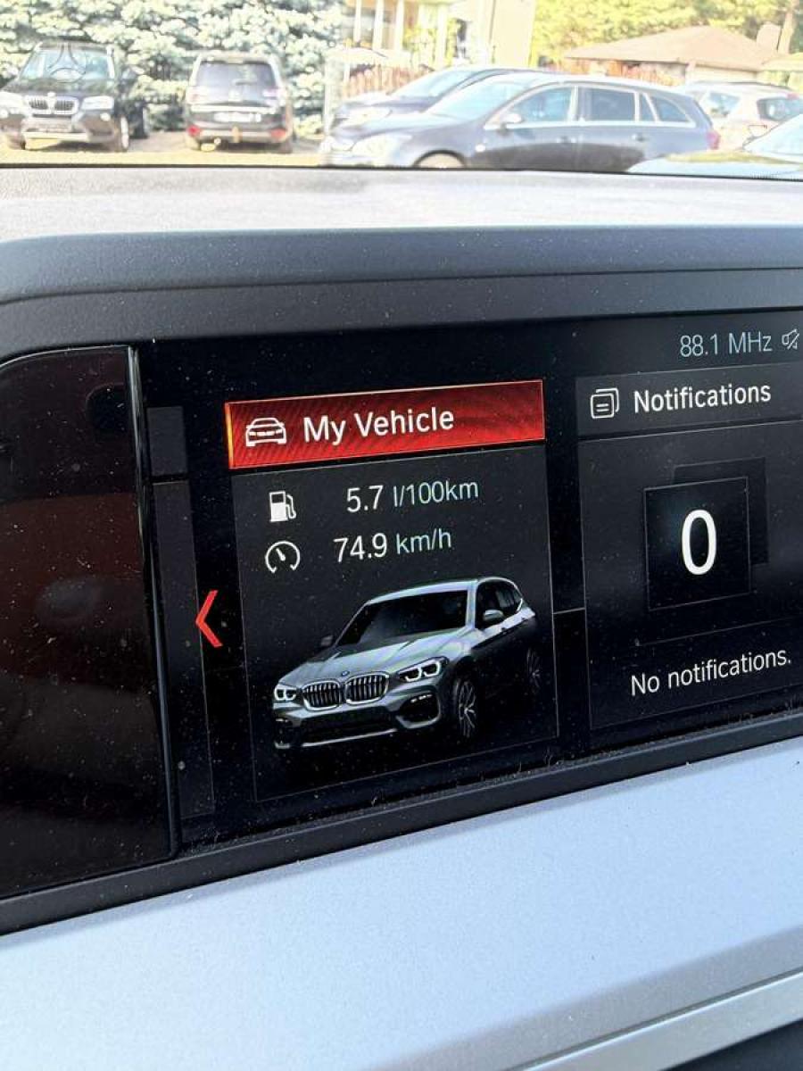 Pelēks BMW X3 2018 Utena, ar dzinēja tilpumu 2.00 L un nobraukumu 280 tūkst. km par 13990 €, foto 16 vietnē AUTOMOTO.COM.LV