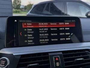 Grey BMW X3 2018 in Jelgava, with an engine capacity of 2.00 L and mileage of 210 thousand km for 23500 €, photo 32 on AUTOMOTO.COM.LV