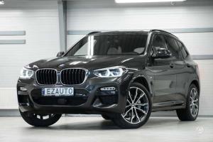 Grey BMW X3 2018 in Tukums, with an engine capacity of 2.00 L and mileage of 93 thousand km for 28777 €, photo  on AUTOMOTO.COM.LV