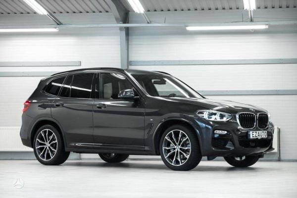 Grey BMW X3 2018 in Tukums, with an engine capacity of 2.00 L and mileage of 93 thousand km for 28777 €, photo 6 on AUTOMOTO.COM.LV