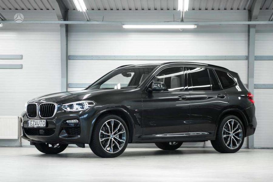 Grey BMW X3 2018 in Tukums, with an engine capacity of 2.00 L and mileage of 93 thousand km for 28777 €, photo 7 on AUTOMOTO.COM.LV