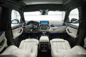 Grey BMW X3 2018 in Tukums, with an engine capacity of 2.00 L and mileage of 93 thousand km for 28777 €, photo 11 on AUTOMOTO.COM.LV