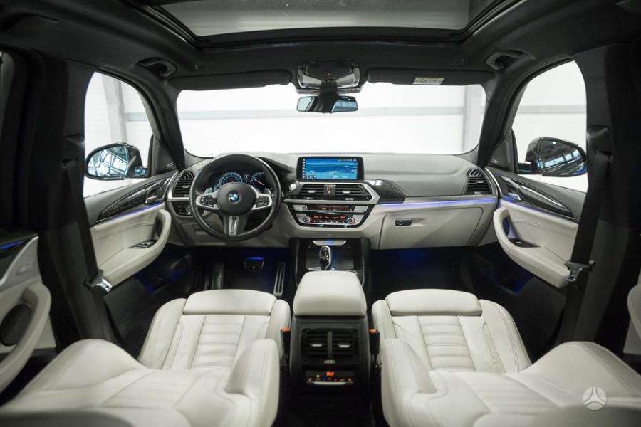 Grey BMW X3 2018 in Tukums, with an engine capacity of 2.00 L and mileage of 93 thousand km for 28777 €, photo 11 on AUTOMOTO.COM.LV