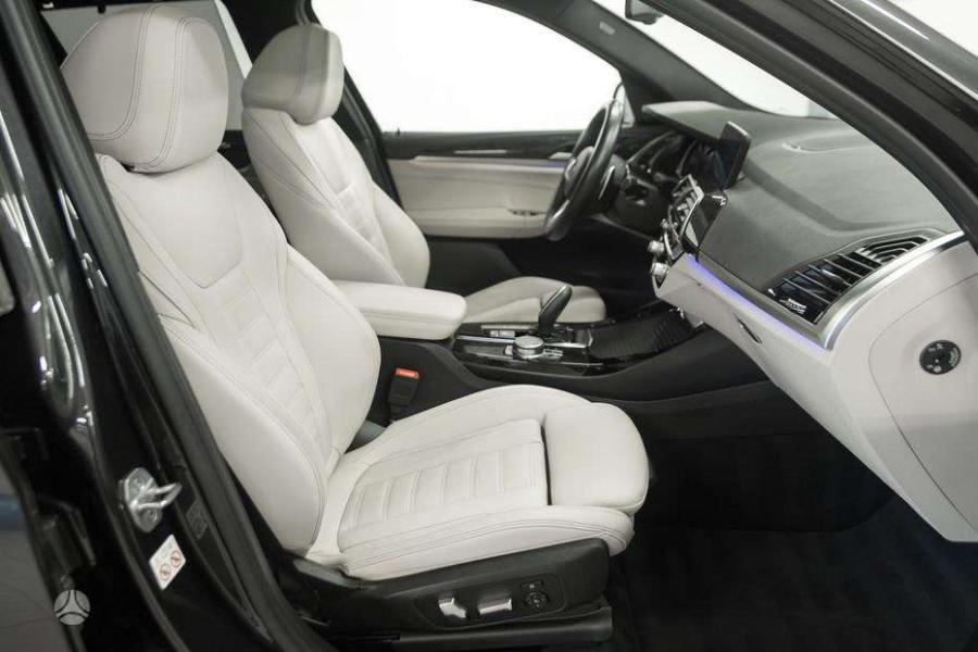 Grey BMW X3 2018 in Tukums, with an engine capacity of 2.00 L and mileage of 93 thousand km for 28777 €, photo 13 on AUTOMOTO.COM.LV