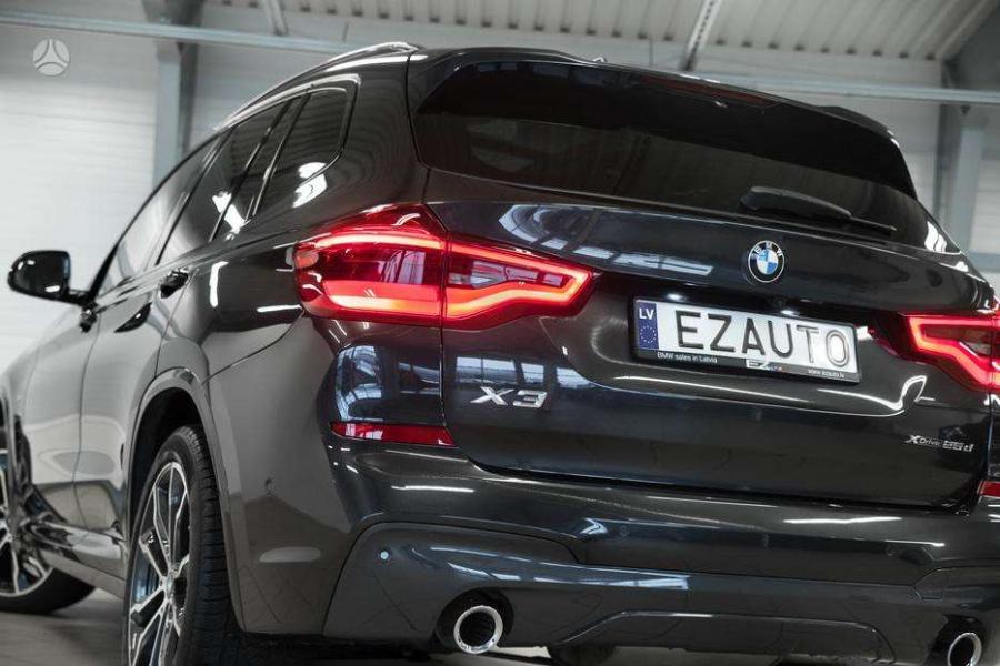 Grey BMW X3 2018 in Tukums, with an engine capacity of 2.00 L and mileage of 93 thousand km for 28777 €, photo 38 on AUTOMOTO.COM.LV
