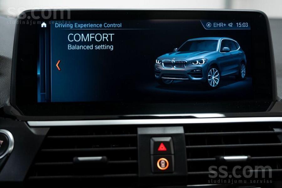 Grey BMW X3 2018 in Riga, with an engine capacity of 2.00 L and mileage of 119 thousand km for 24500 €, photo 31 on AUTOMOTO.COM.LV