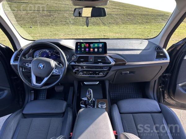 Grey BMW X3 2019 in Riga, with an engine capacity of 2.00 L and mileage of 244 thousand km for 11390 €, photo 9 on AUTOMOTO.COM.LV