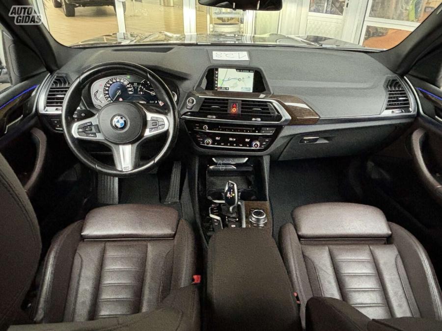 Grey BMW X3 2019 in Kaunas, with an engine capacity of 2.00 L and mileage of 100 thousand km for 32690 €, photo 4 on AUTOMOTO.COM.LV