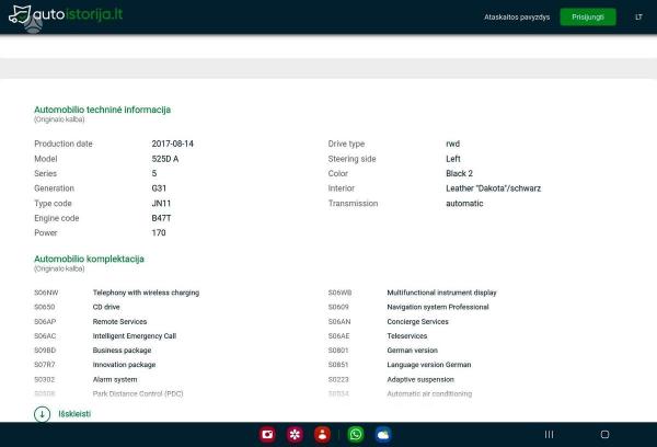 Grey BMW X3 2019 in Utena, with an engine capacity of 2.00 L and mileage of 228 thousand km for 22950 €, photo 2 on AUTOMOTO.COM.LV