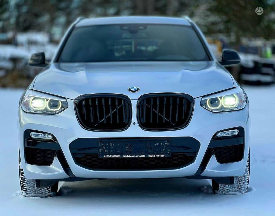 Grey BMW X3 2019 in Utena, with an engine capacity of 2.00 L and mileage of 227 thousand km for 22700 €, photo 6 on AUTOMOTO.COM.LV