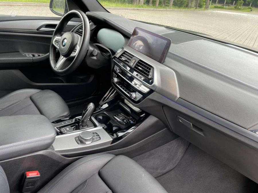 Pelēks BMW X3 2019 Viļņa, ar dzinēja tilpumu 2.99 L un nobraukumu 107 tūkst. km par 31500 €, foto 11 vietnē AUTOMOTO.COM.LV