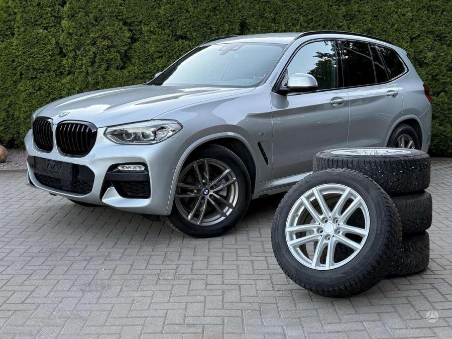Grey BMW X3 2019 in Jonava, with an engine capacity of 2.00 L and mileage of 286 thousand km for 19950 €, photo 14 on AUTOMOTO.COM.LV