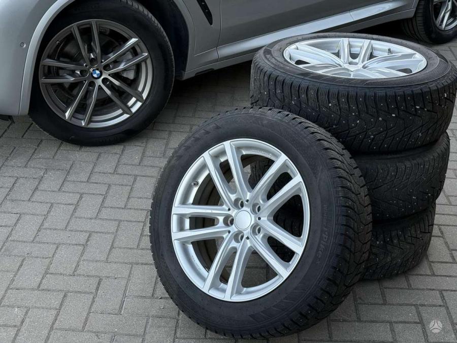 Grey BMW X3 2019 in Jonava, with an engine capacity of 2.00 L and mileage of 286 thousand km for 19950 €, photo 36 on AUTOMOTO.COM.LV
