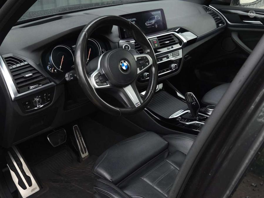Grey BMW X3 2019 in Kaunas, with an engine capacity of 2.00 L and mileage of 188 thousand km for 25999 €, photo 37 on AUTOMOTO.COM.LV