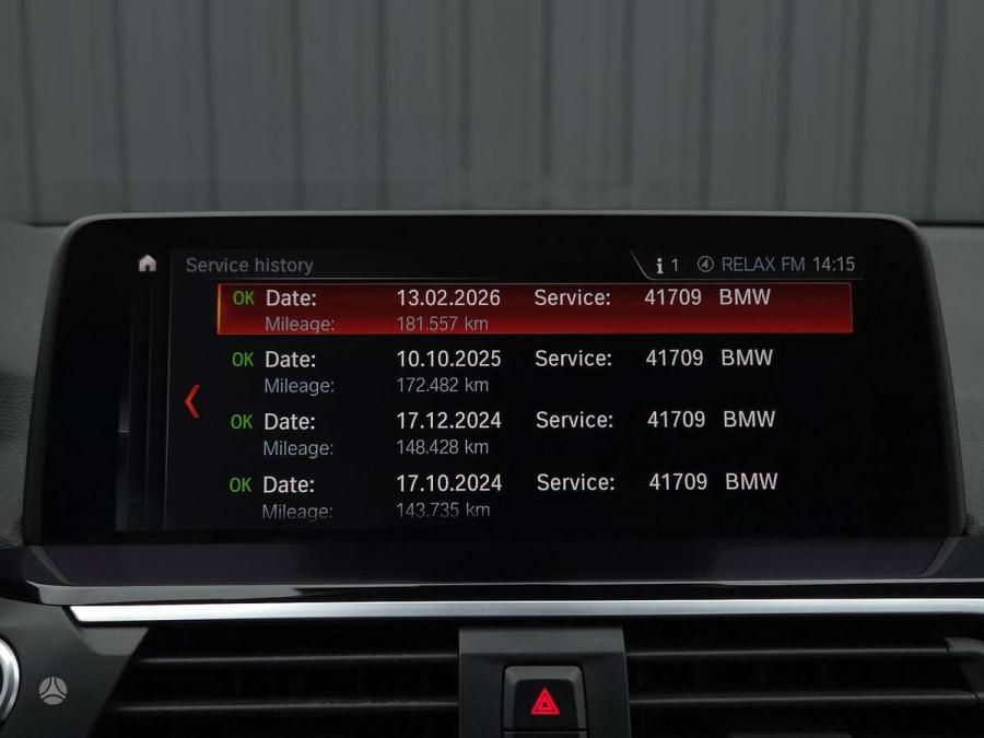 Grey BMW X3 2019 in Kaunas, with an engine capacity of 2.00 L and mileage of 188 thousand km for 25999 €, photo 65 on AUTOMOTO.COM.LV